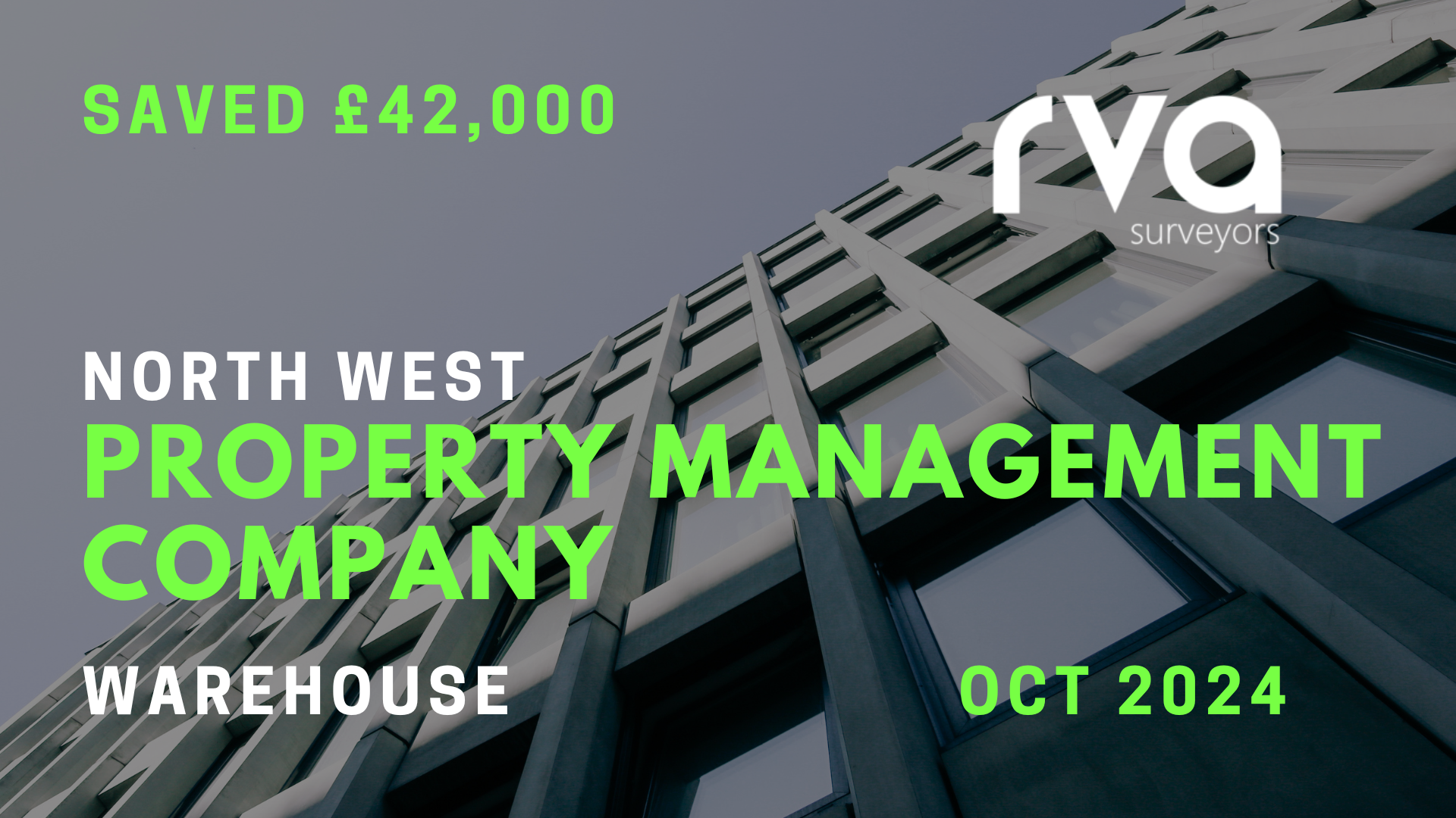 Property Management Company - Chester | Warehouse - RVA Surveyors