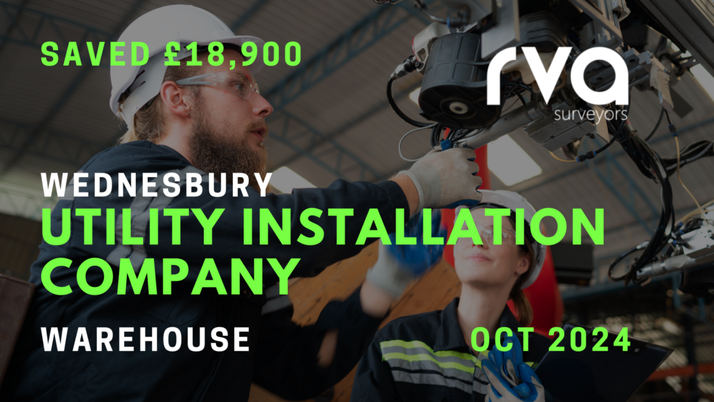 Utility Installation Company - Wednesbury | Warehouse - RVA Surveyors